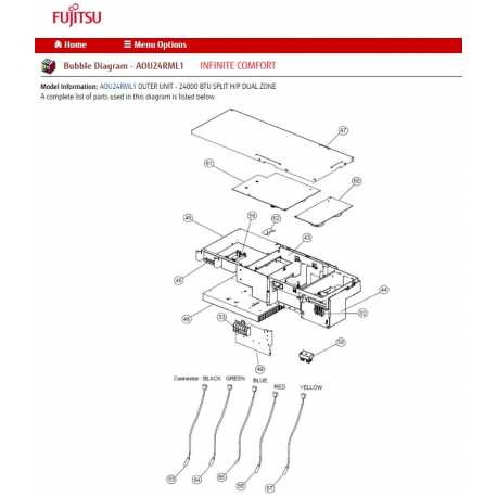 FUJITSU K9709893074 POWER PCB ASSY AOU24RML1 K04BA-0702HUE-P0 - Air ...