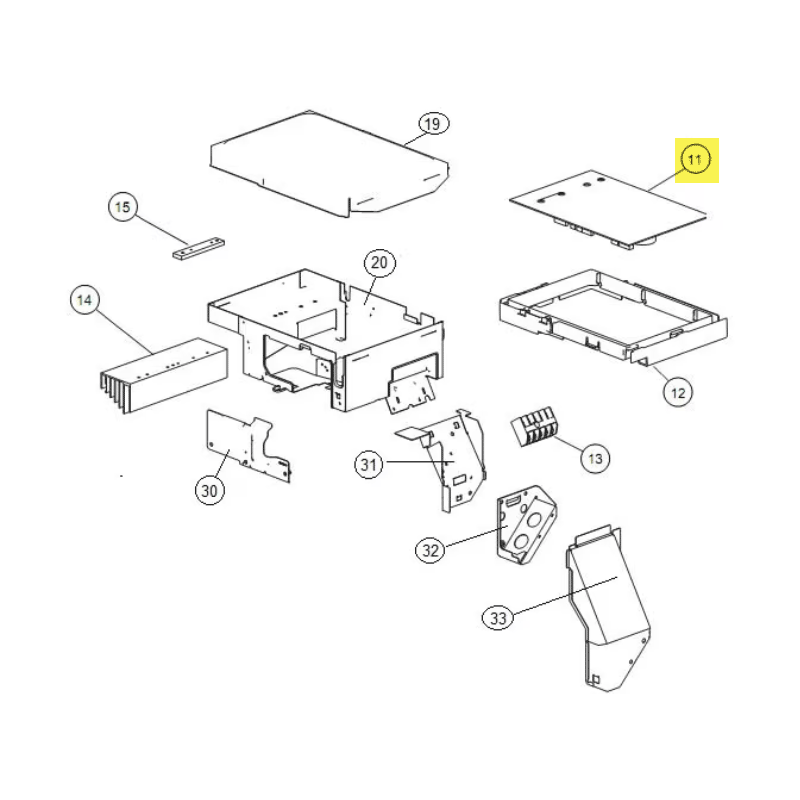 FUJITSU K9707706680 aka 9707706680 INVERTER CONTROL PCB 9RLFW1 HY - Air ...